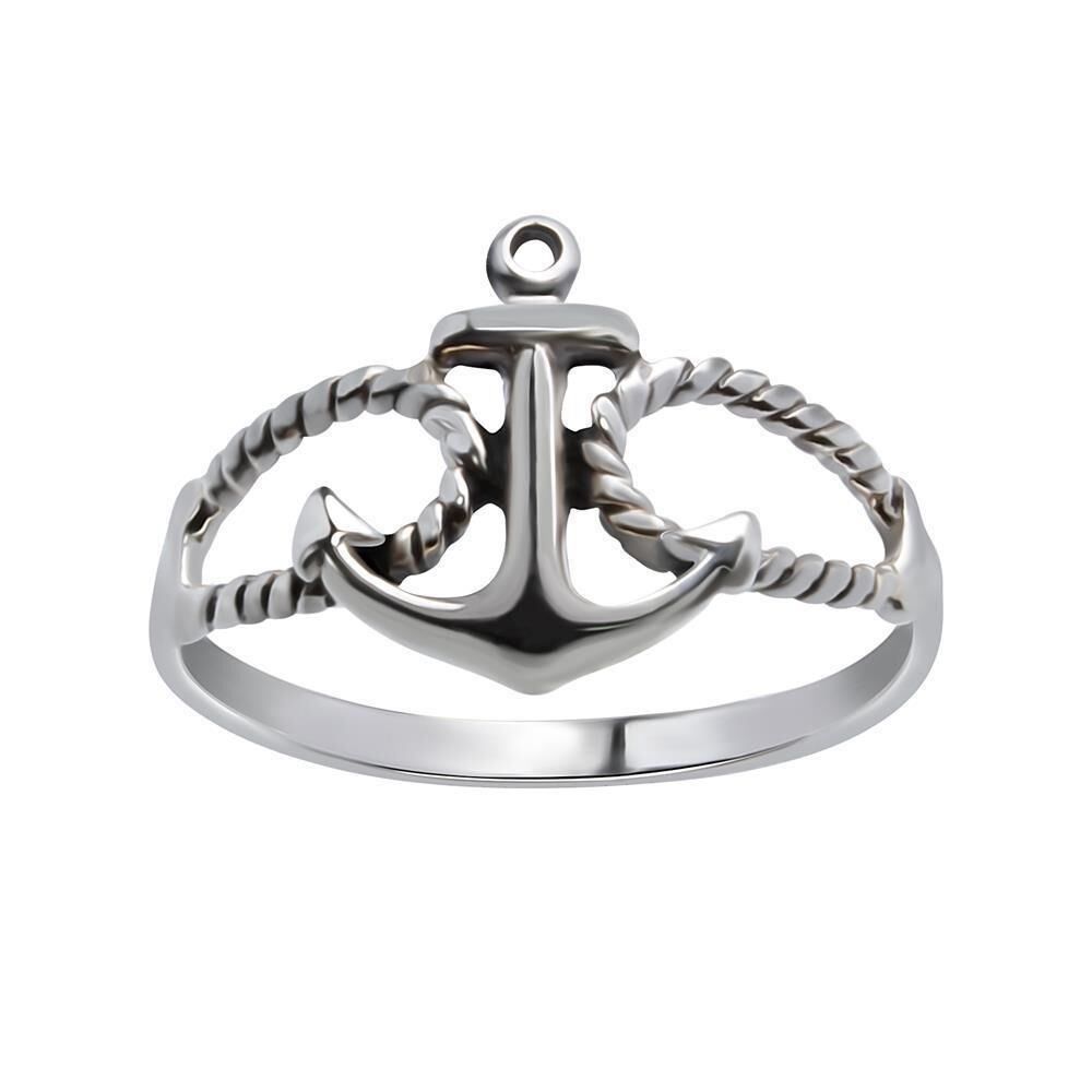 Ring Anker aus 925 Silber Damen, 35,99